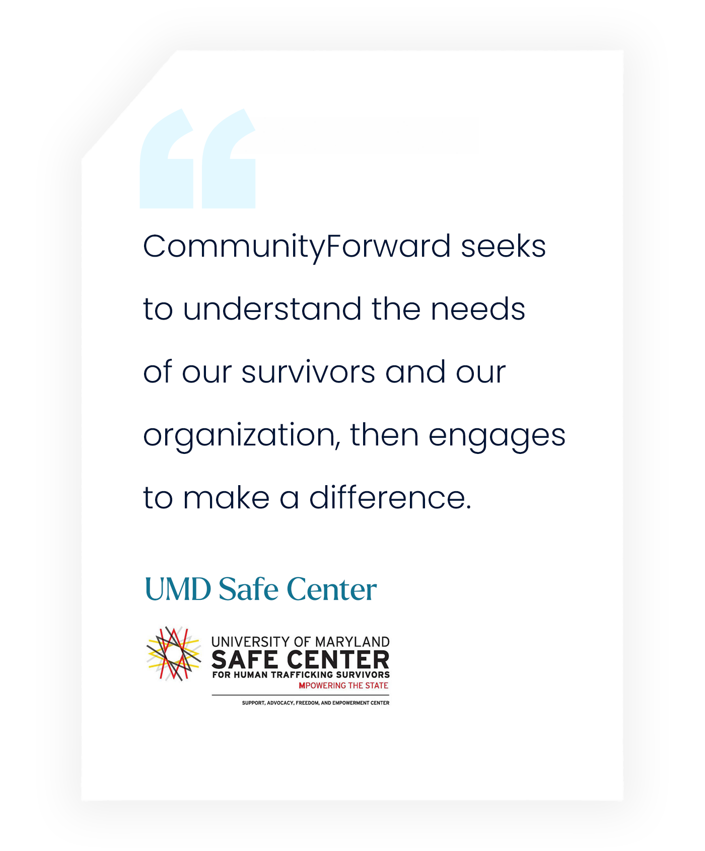 Stop Human Trafficking - CommunityForward